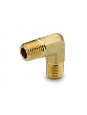 Conector Codo 3/8 NPT Macho x 3/8 NPT Macho Laton / Elbow Connector 3 ...
